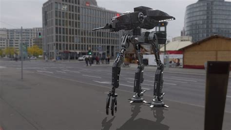 Ua Tt Robot Starwars With Animation Missile Firing 3d Model Animated