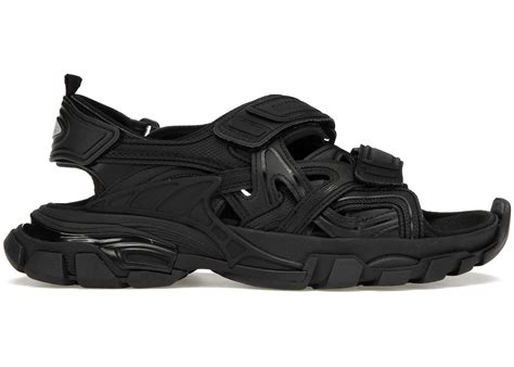 Balenciaga Track Sandal Black Womens Side Kicks