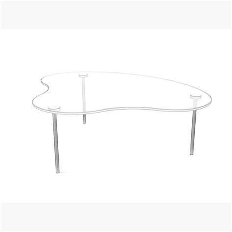 Alberta Cloud Small Table 3d 모델 다운로드 테이블 On