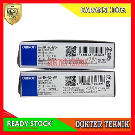 Jual Nx Ad4204 Omron Plc Digital Input Unit Module Kota Bandung