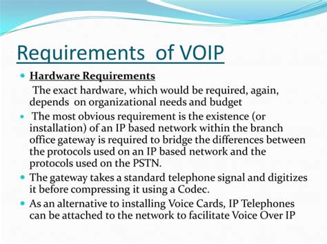 Voice Over Internet Protocol Pptx Digital Audio Computer Software And Applications