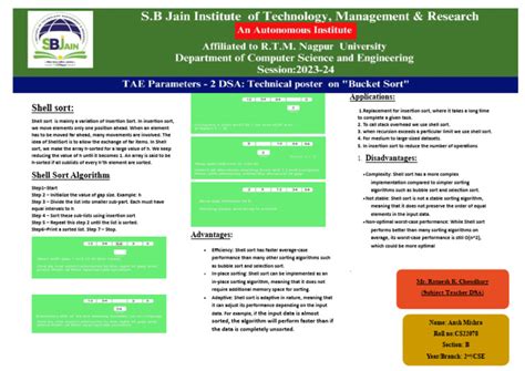 Dsa Poster 1 Ansh Pdf Algorithms Computer Science