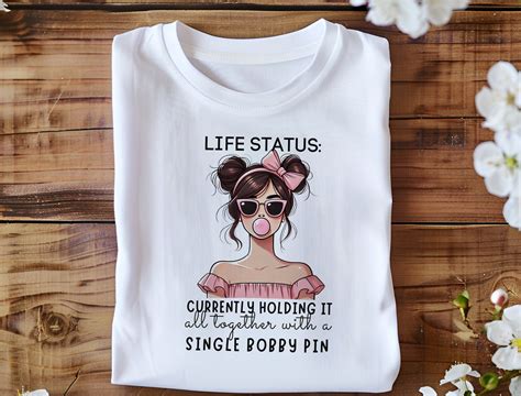 Sassy Girl With Bobby Pin Png Graphic By Deenaenon · Creative Fabrica
