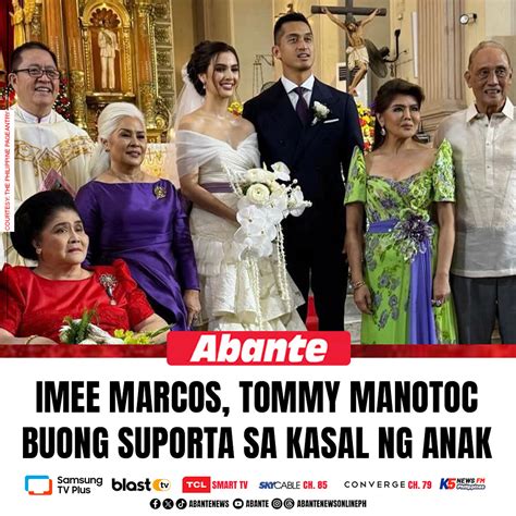 Abante Kumpleto Ang Pamilya Nina Senadora Imee Marcos At Dati Niyang