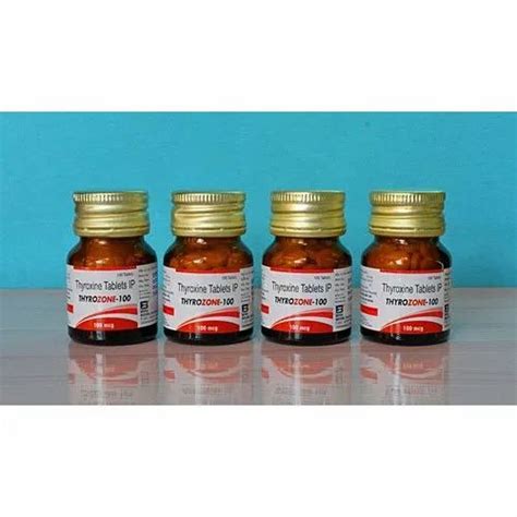 100mcg Thyroxine Tablet At Rs 132 00 Bottle Kailash Colony Thane