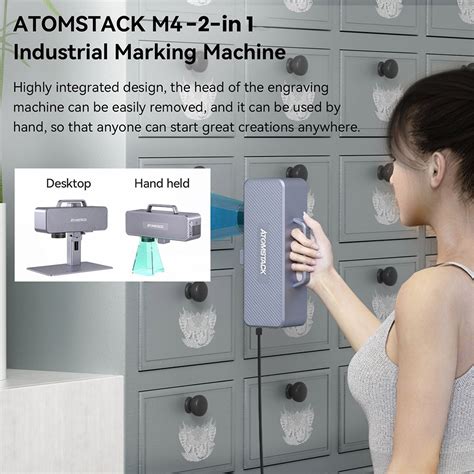 Atomstack M4 Fiber Laser With Protective Cover
