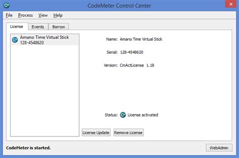 What Is Codemeter Control Center Lemonoperf