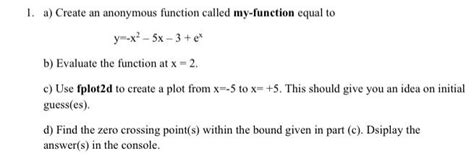 solved a create an anonymous function called my function