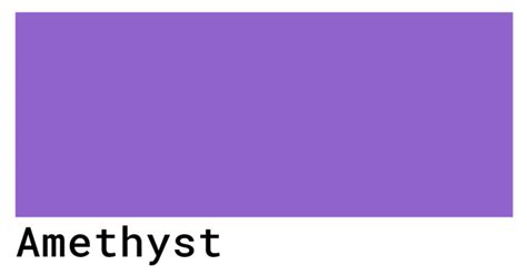 Amethyst Color Codes