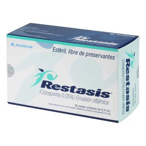 04ml Restasis Ophthalmic Emulsion Packaging Type Box At ₹ 59piece