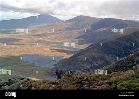 Cloghane River Valley As Seen From Ballysitteragh On The Dingle