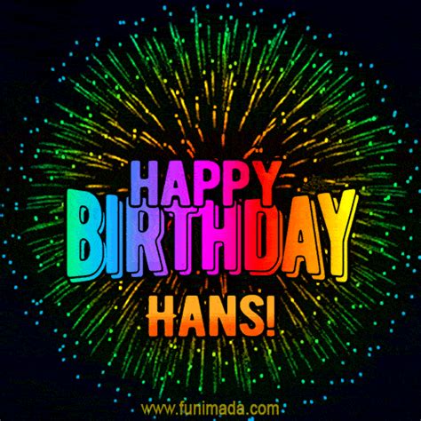 Happy Birthday Hans S For Him Download On