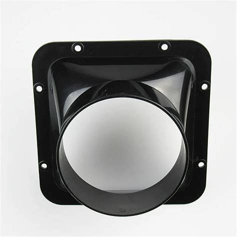 Abs 덕트 팬 커넥터 벽 범위 후드 플랜지 어댑터 주방 공기 환기 배기 후드 100120150200mm 환기 시스템 용