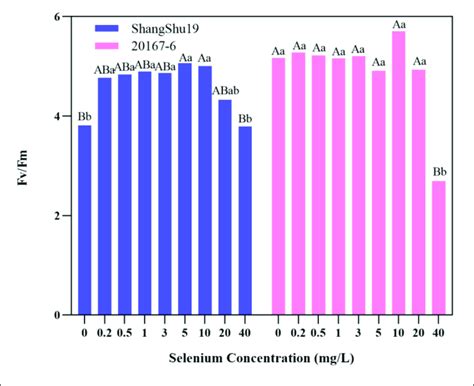 Effects Of Different Selenium Concentrations On The Maximum Download Scientific Diagram