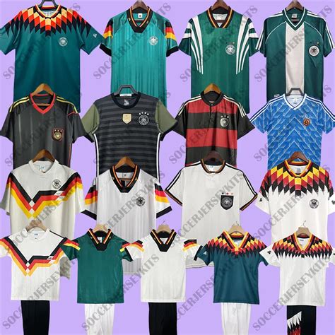 World Cup 1990 1994 1954 Germany Retro Soccer Jersey Allemagne 2016