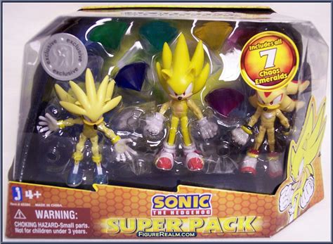 Super Sonic And Super Shadow And Super Silver Toys