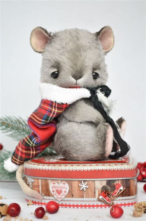 Teddy Mouse Christmas T By Oksana Antonenko Tedsby