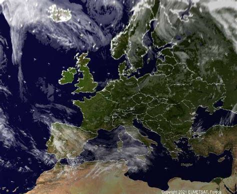 Satellite Weather Europe Satellite Map Of Europe Fnxcml