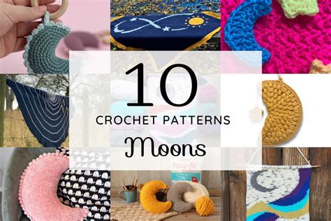 10 Moon Crochet Patterns Hookfully