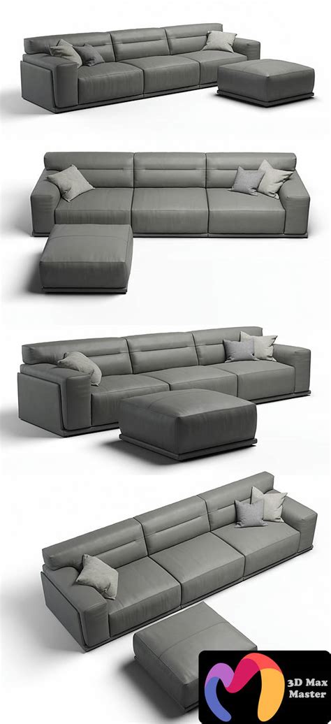 Natuzzi Dorian Sofa 3dmaxter