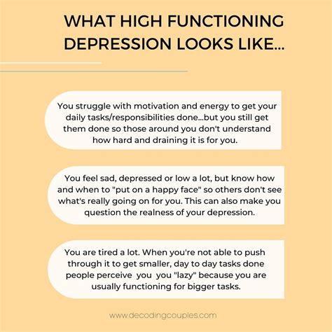 What Is High Functioning Depression Decoding Couples