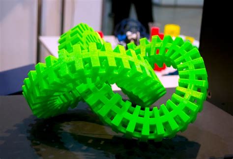 Premium Photo Big Abstract Object Printed By 3d Printer Closeup