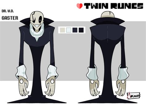 Do You Have A Reference Sheet For Tr Gasters Design He Looks A Lot Different Than When You