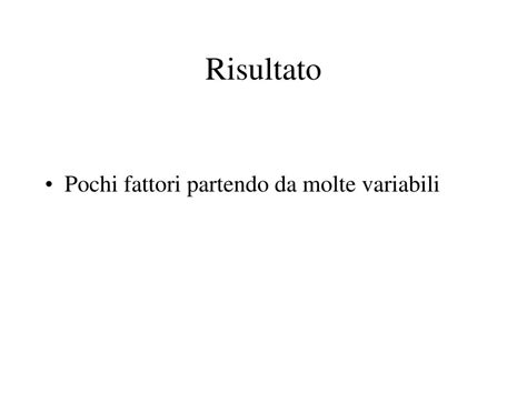 Ppt Analisi Fattoriale Powerpoint Presentation Free Download Id