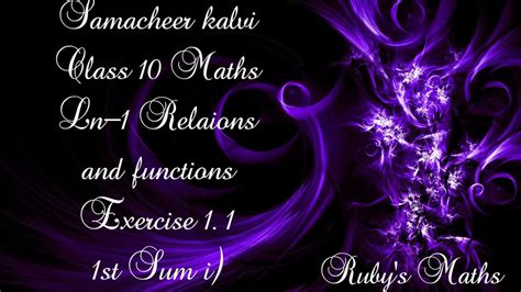 Class10mathschapter 1 Relations And Functions Exercise111finda×ba×aand B×aia 2 23 Andb 1