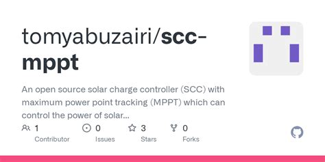 Github Tomyabuzairiscc Mppt An Open Source Solar Charge Controller