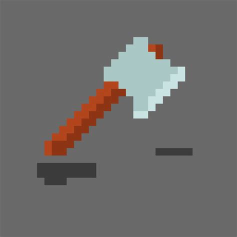 Diamond Axe Pixel Art Minecraft Diamond Axe Multicolor Multipart