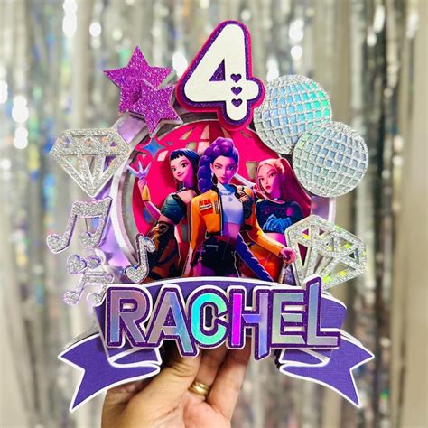 Cake Toppers De Las Guerreras Kpop Etsy España