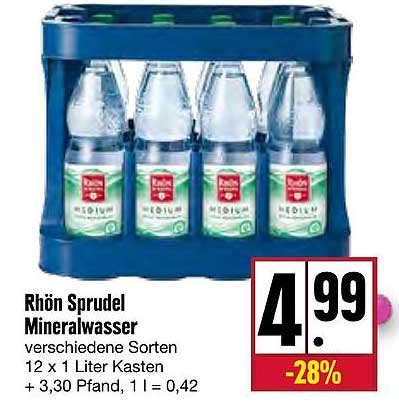 Rhön Sprudel Mineralwasser Angebot bei Kupsch - 1Prospekte.de
