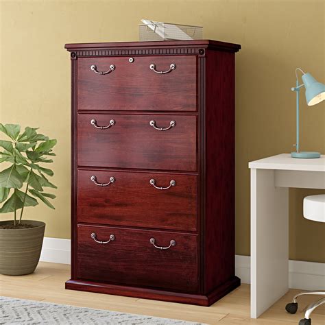 Cherry Wood Filing Cabinets