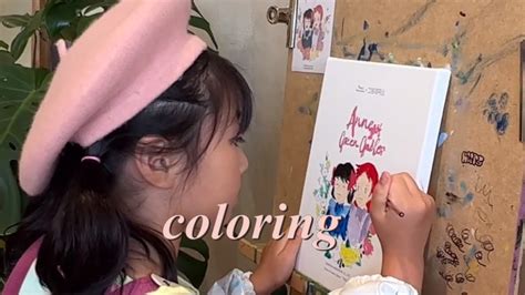 배곧 그림제작소 빨간머리앤 컬러링🎨 Youtube