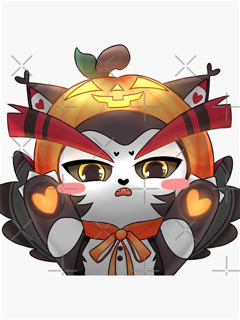 Hazbin Hotel Husk Chibi Halloween Sticker For Sale By Goatgoesmbe