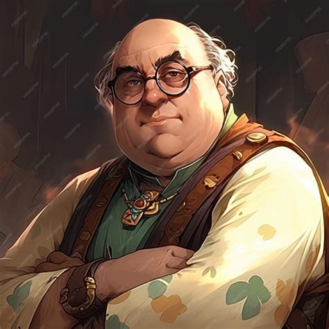 Premium Ai Image The Roguish Reign Danny Devito As The Mischievous Leader Of A Fantasy Thieves