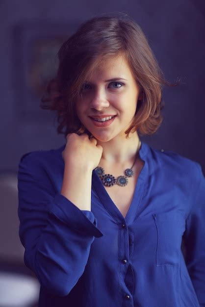 Premium Photo Glamorous Sexy Beautiful Girl At The Table