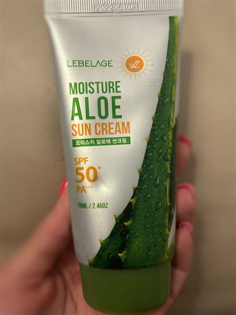 Солнцезащитный крем для лица Lebelage spf 50+ с алоэ | отзывы