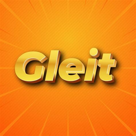 Premium Photo Gleit Text Effect Gold  Attractive Background Card