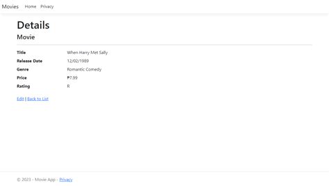 Github Sarapmagcodemvcmovie Web App Using Aspnet Core Mvc A Crud Web App For Storing Movies