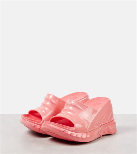 Marshmallow Wedge Slides In Pink Givenchy Mytheresa