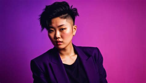 Premium Photo Photo Of Asian Woman As A Mafia Gang Member Standing Against Pink Background