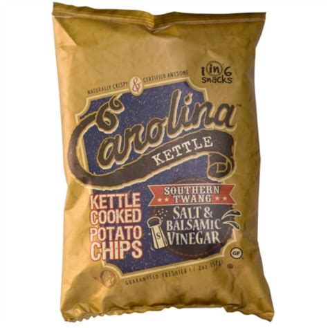 1 In 6 Snacks 9023909 2 Oz Bagged Carolina Salt And Balsamic Vinegar Potato Chips Case Of 20 1