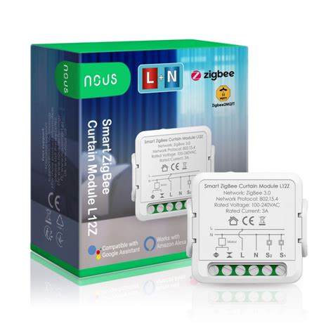 Nous Module Zigbee Compatible Tuya Et Zigbee2mqtt Volet Roulant