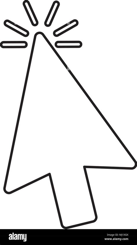 Arrow Mouse Cursor Pointer Icon Vector Illustration Design Stock Vector Image Art Alamy