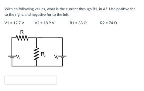 Solved How Much Current Will Flow Through This Circuit In Chegg Com