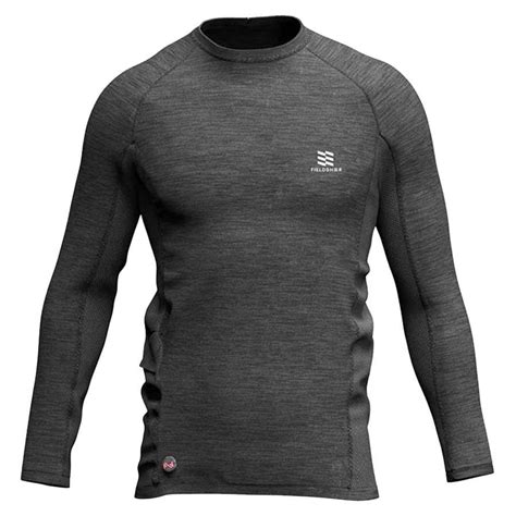Mobile Warming Mens Long Sleeve Primer Heated Base Layer Crew T Shirt