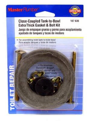 Master Plumber Double Seal Bolt Kit Tank To Bowl Gasket And Bolt Kit