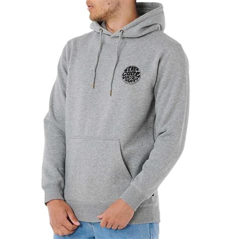 Rip Curl Wetsuit Icon Pullover Hoodie Grey Marle Supereight